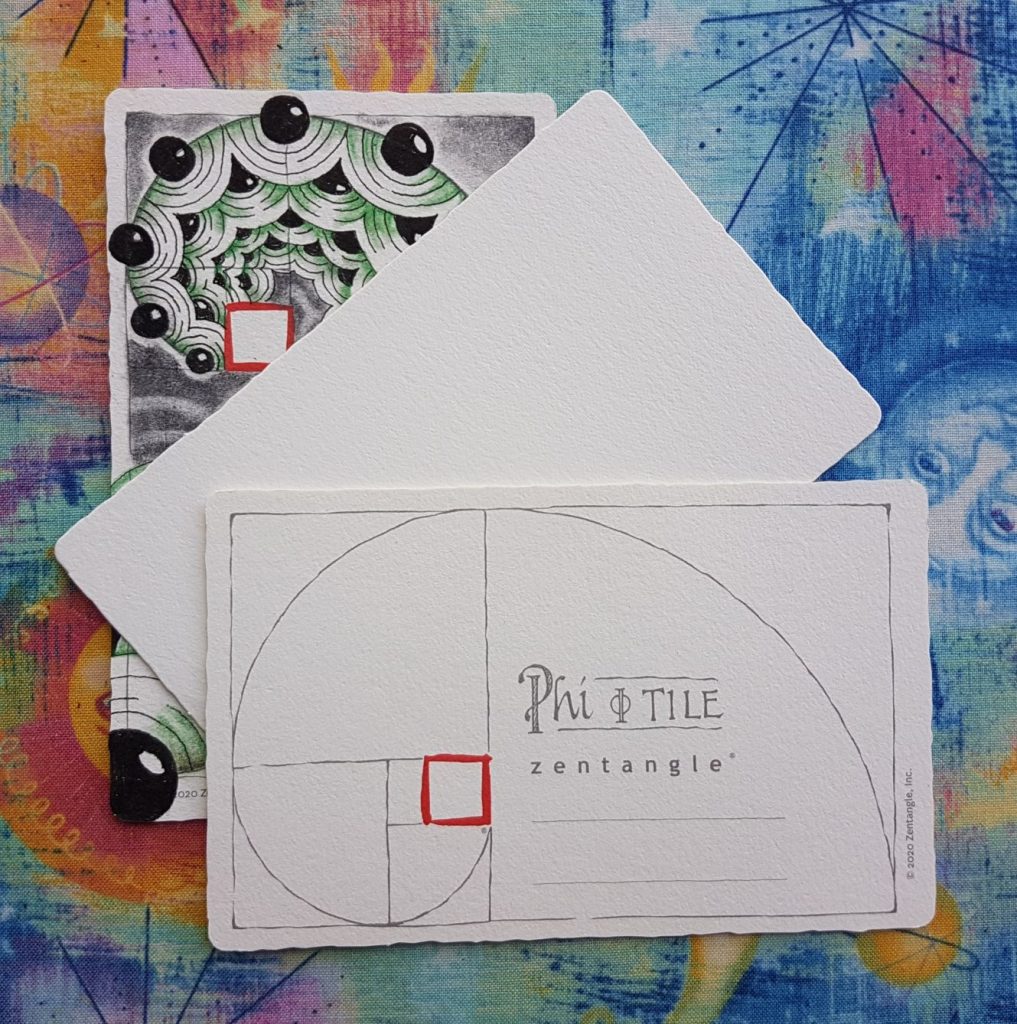 Original Zentangle Phi Tile – TangleatioNZ